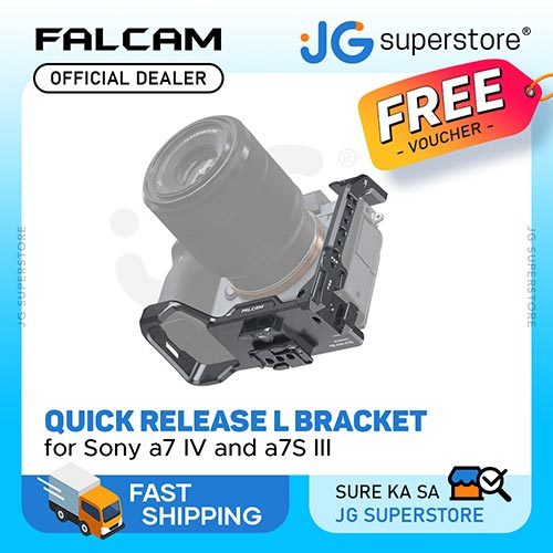 Falcam Quick Release Full Camera Cage L-Bracket Bottom Plate for Sony ...