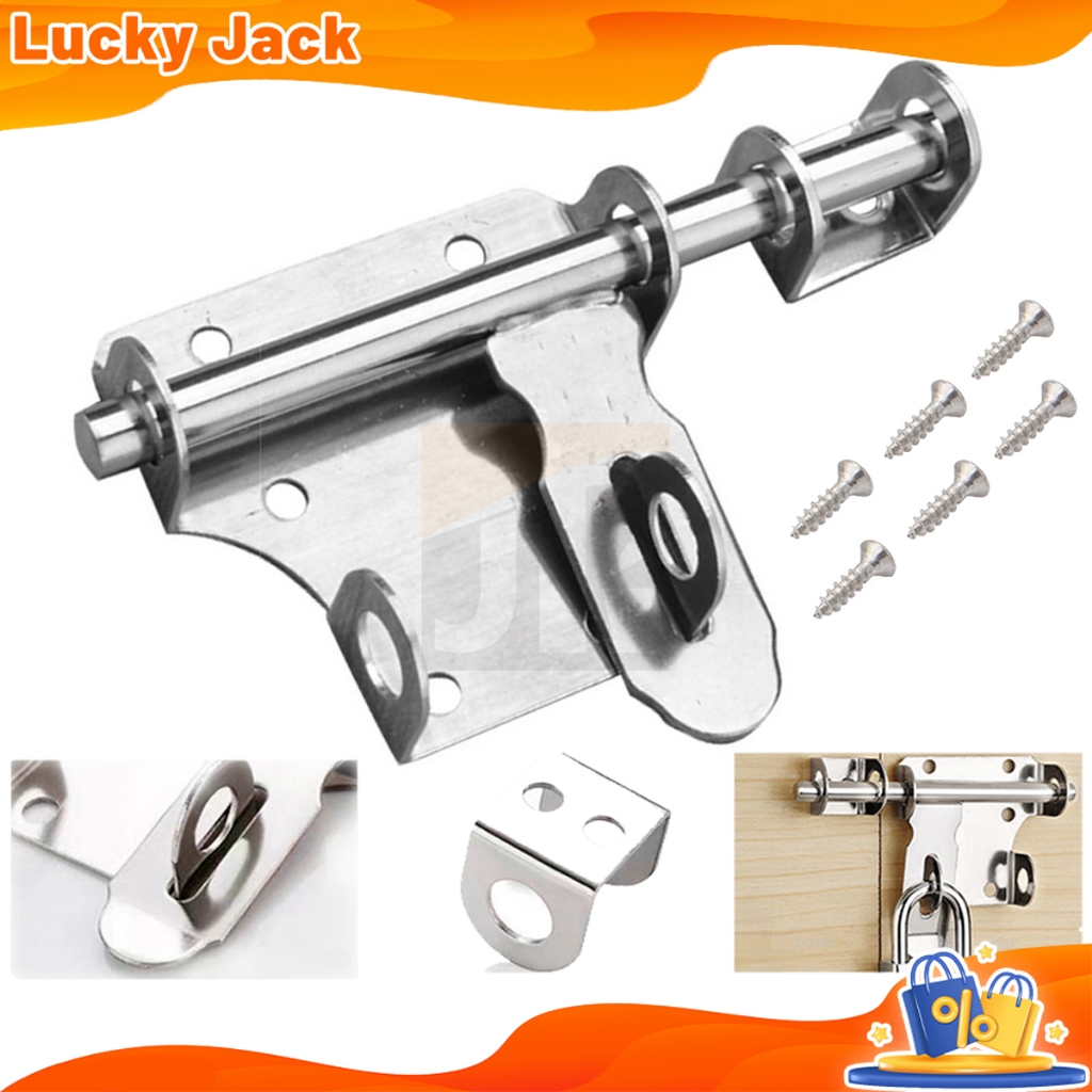 2"- 6"Door Lock Stainless Steel Heavy Duty Barrel Bolt Slide Lock ...