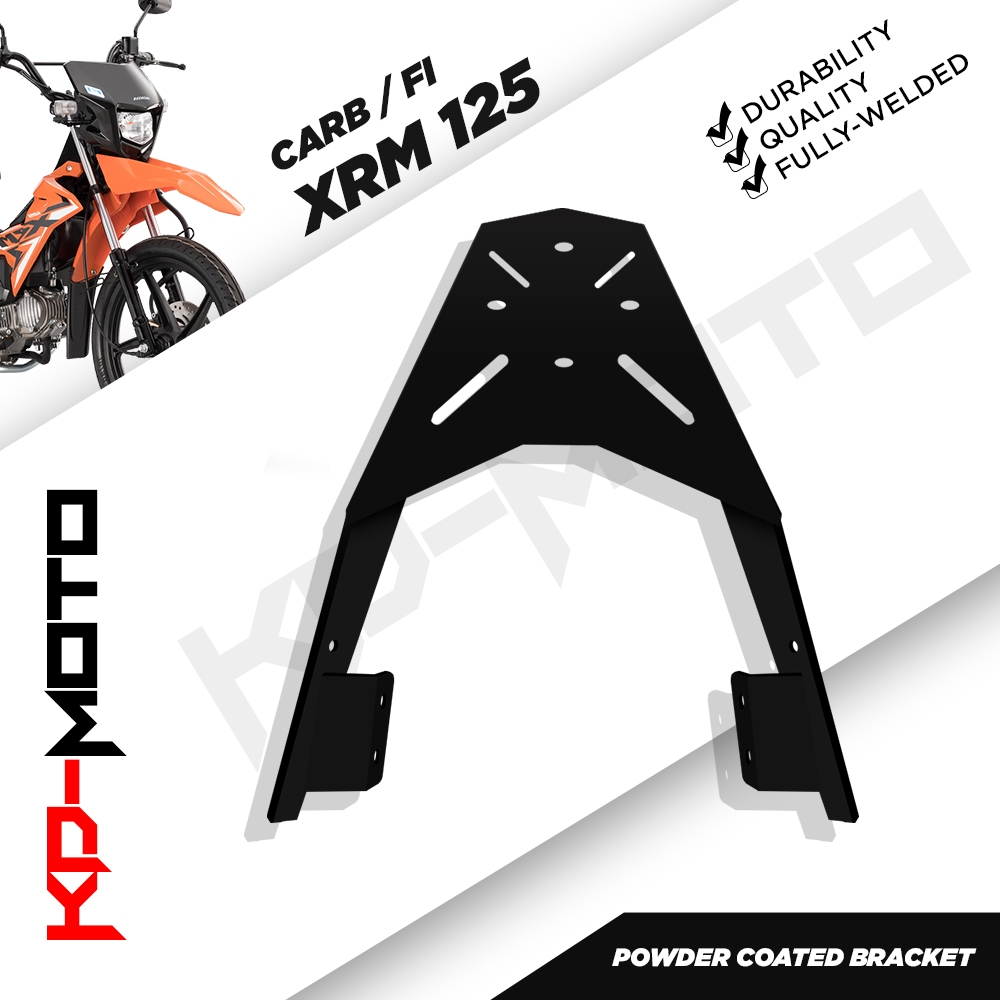 Honda XRM 125 Top box bracket / Power Rack / Monorack / Powder Coated ...