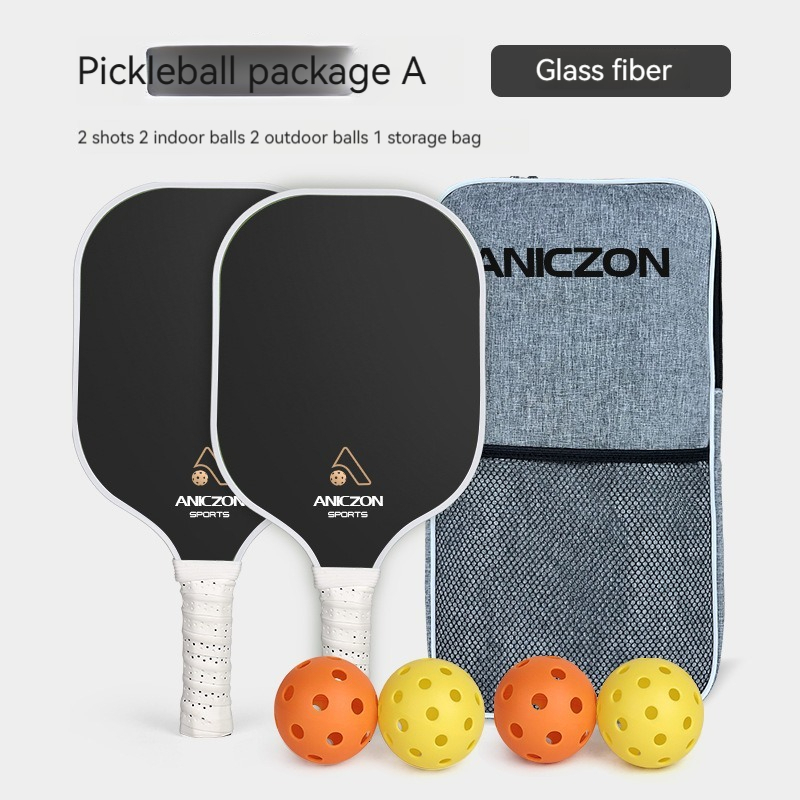 Carbon fiber Pickleball Rackets Set Pickleball Paddle Set of 2 Rackets ...