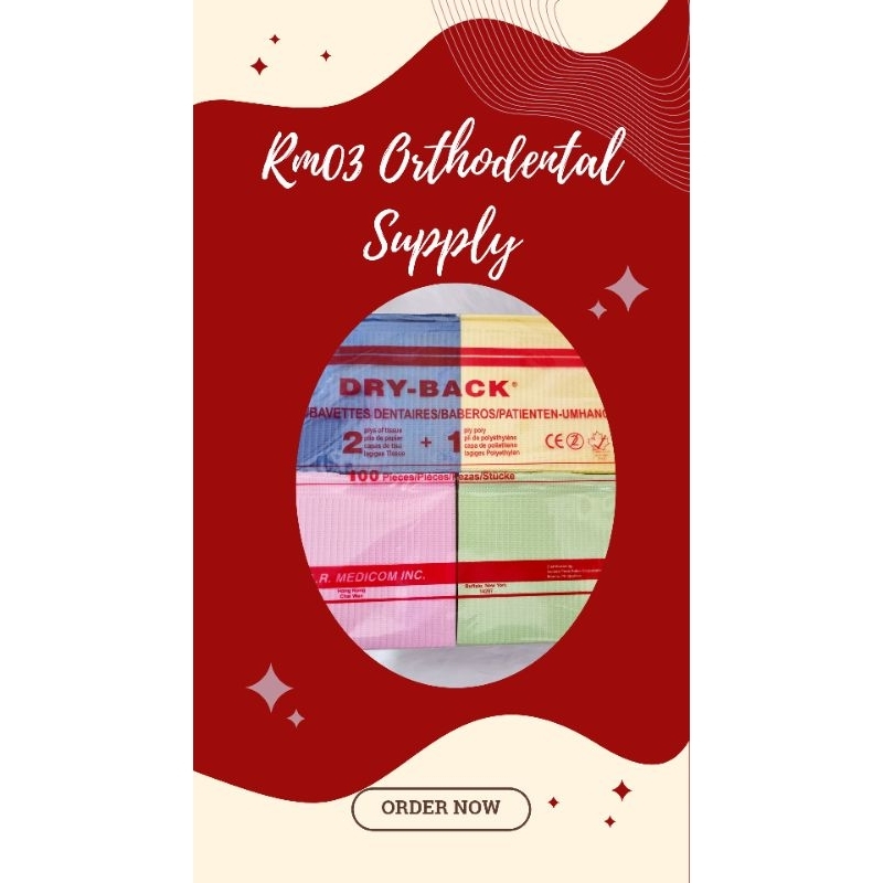 Medicom Dry Pack Bib 3ply ( MAKAPAL ) | Shopee Philippines