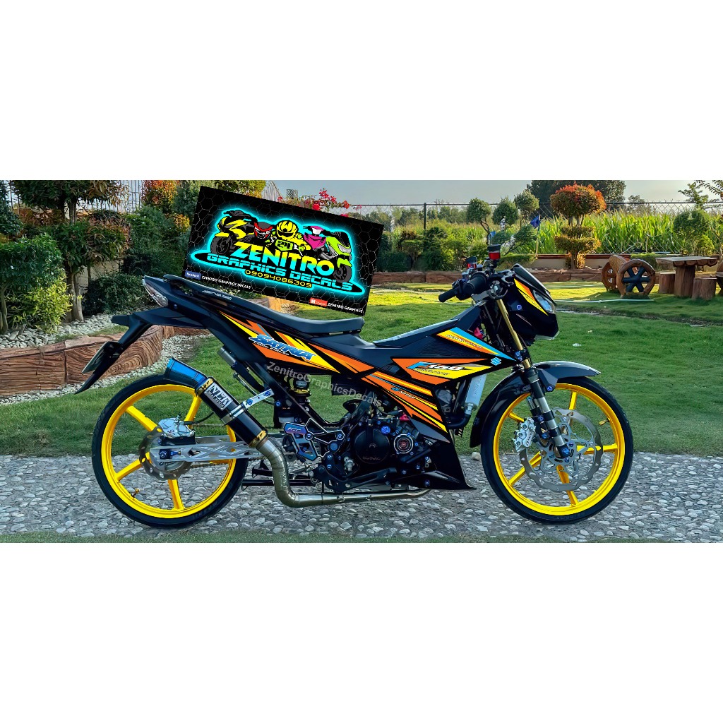 SATRIA MALAYSIA DECALS 2024 FOR RAIDER 150FI (ZENITRO GRAPHICS DECALS ...