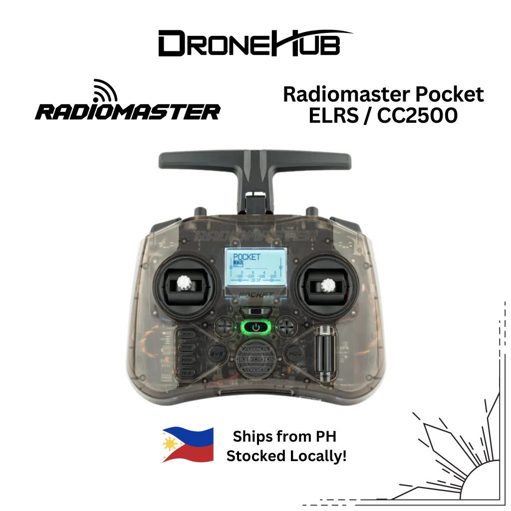 Radiomaster Pocket FPV Drone Remote Control w/ Hall Effect Gimbals and ...