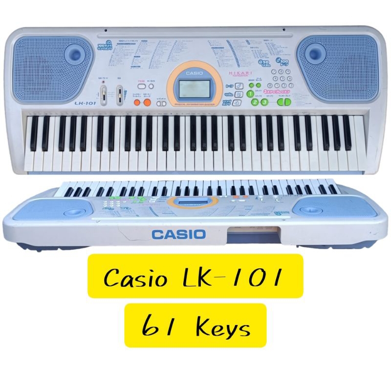 Casio LK-101 (61 Keys) Japan Surplus Keyboard Piano | Shopee Philippines