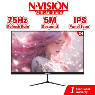 Nvision IP24V8 24 inch Monitor IPS Panel PC Computer Desktop Monitor ...