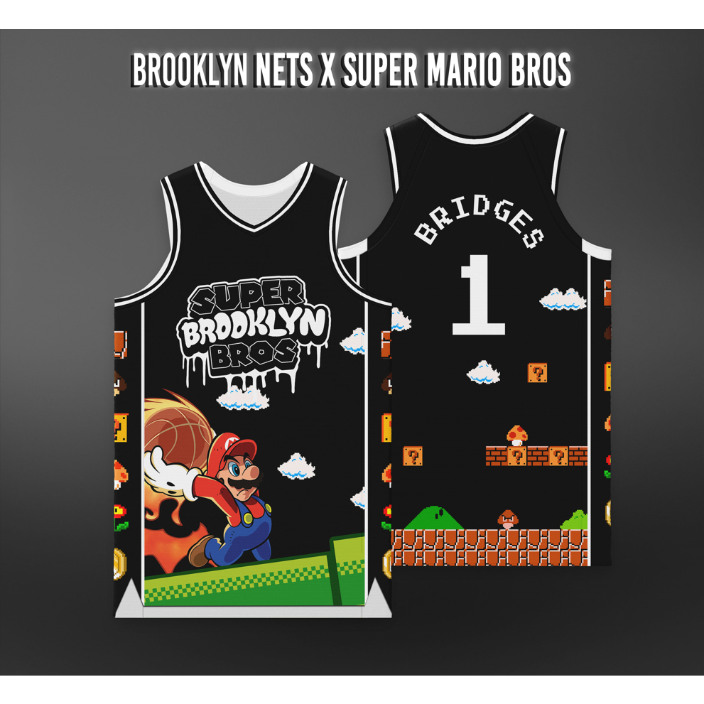 2023! BROOKLYN NETS x SUPER MARIO BROS ARCADE | EMPHIRE EDITION FULL ...