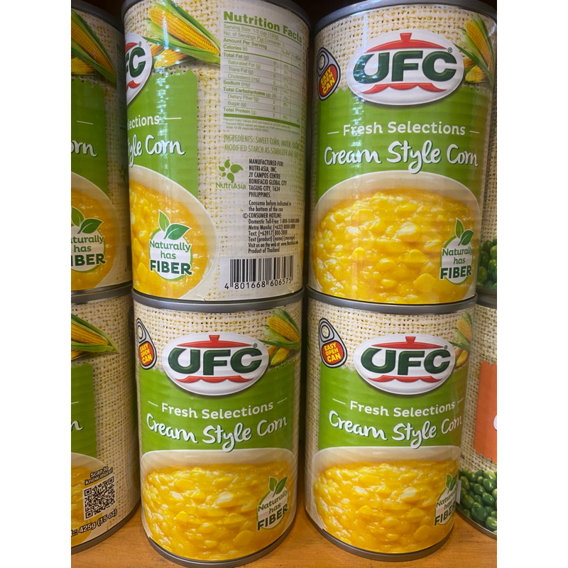 UFC fresh selection cream style corn 425 grams | Shopee Philippines