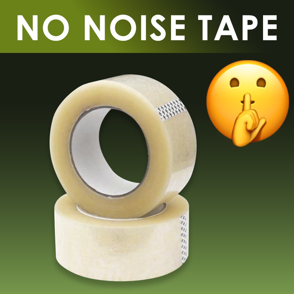 Silent Packaging Tape, No Noise Tape, 6pcs Pack | Shopee Philippines