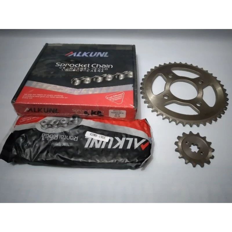 Set Chain Pulsar / Rouser 135 (AlkunL) | Shopee Philippines