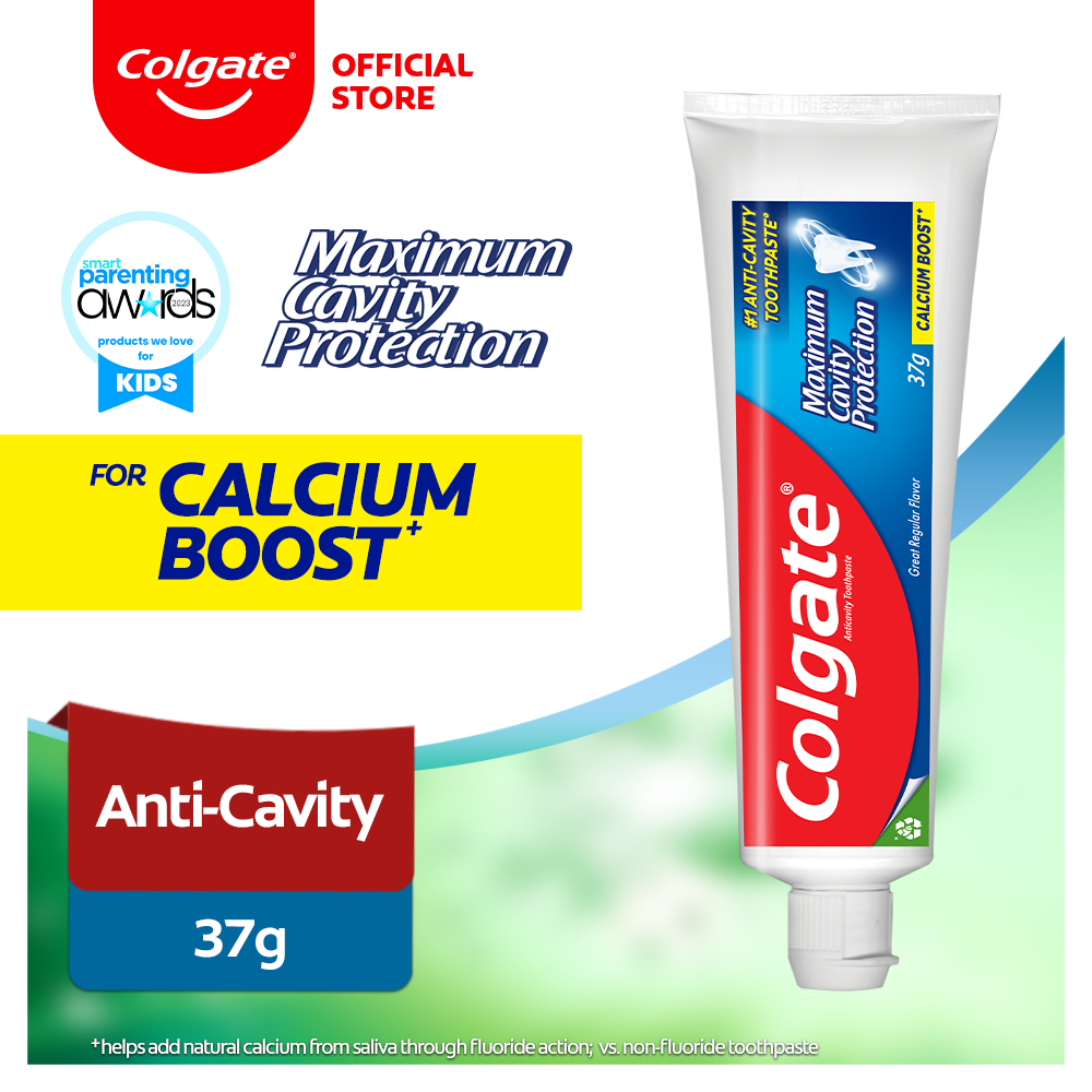 Colgate Maximum Cavity Protection Great Regular Flavor Anti-Cavity ...