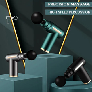 【COD】Portable Muscle Massage Gun 4 Heads Superace Percussive High ...
