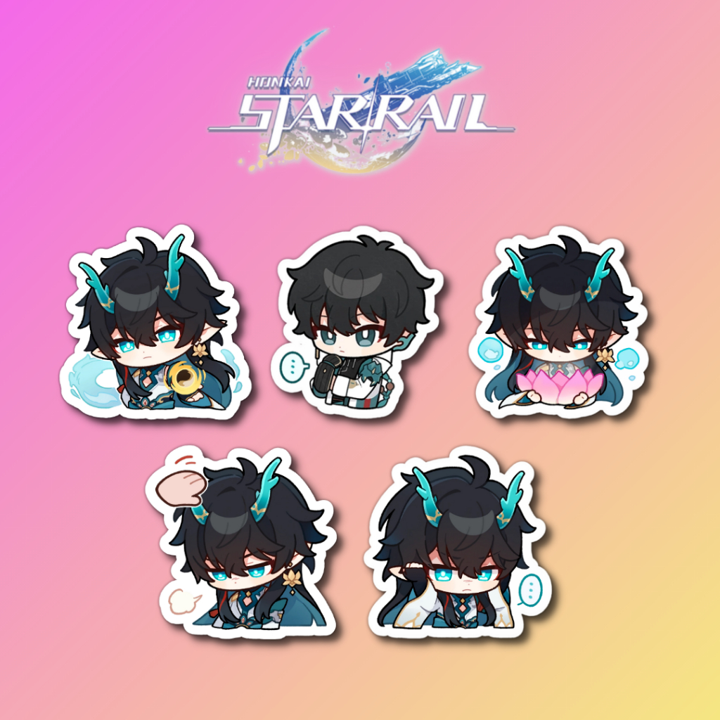 Honkai: Star Rail Dan Heng Emoji Sticker Set (5pcs) | Shopee Philippines