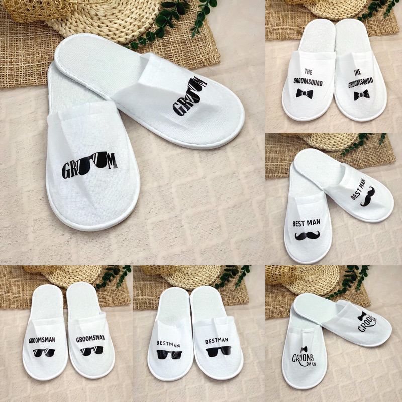 Personalized Slippers Wedding Essentials | Shopee Philippines
