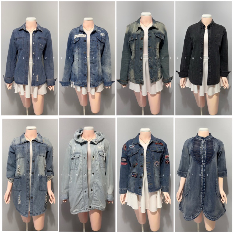 RT DENIM Jackets, Top/Dress | Shopee Philippines