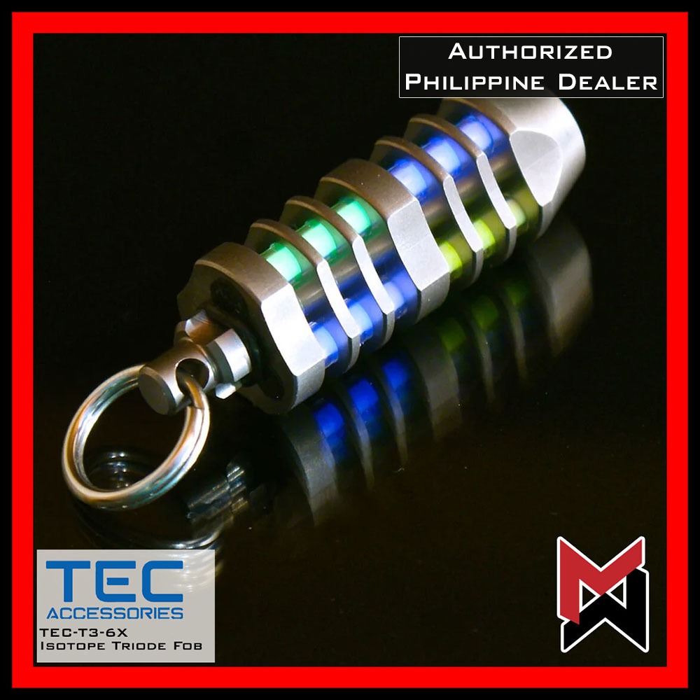 TEC - T3-6X Titanium Ti Isotope Triode Fob - Tritium / Trits Holder ...