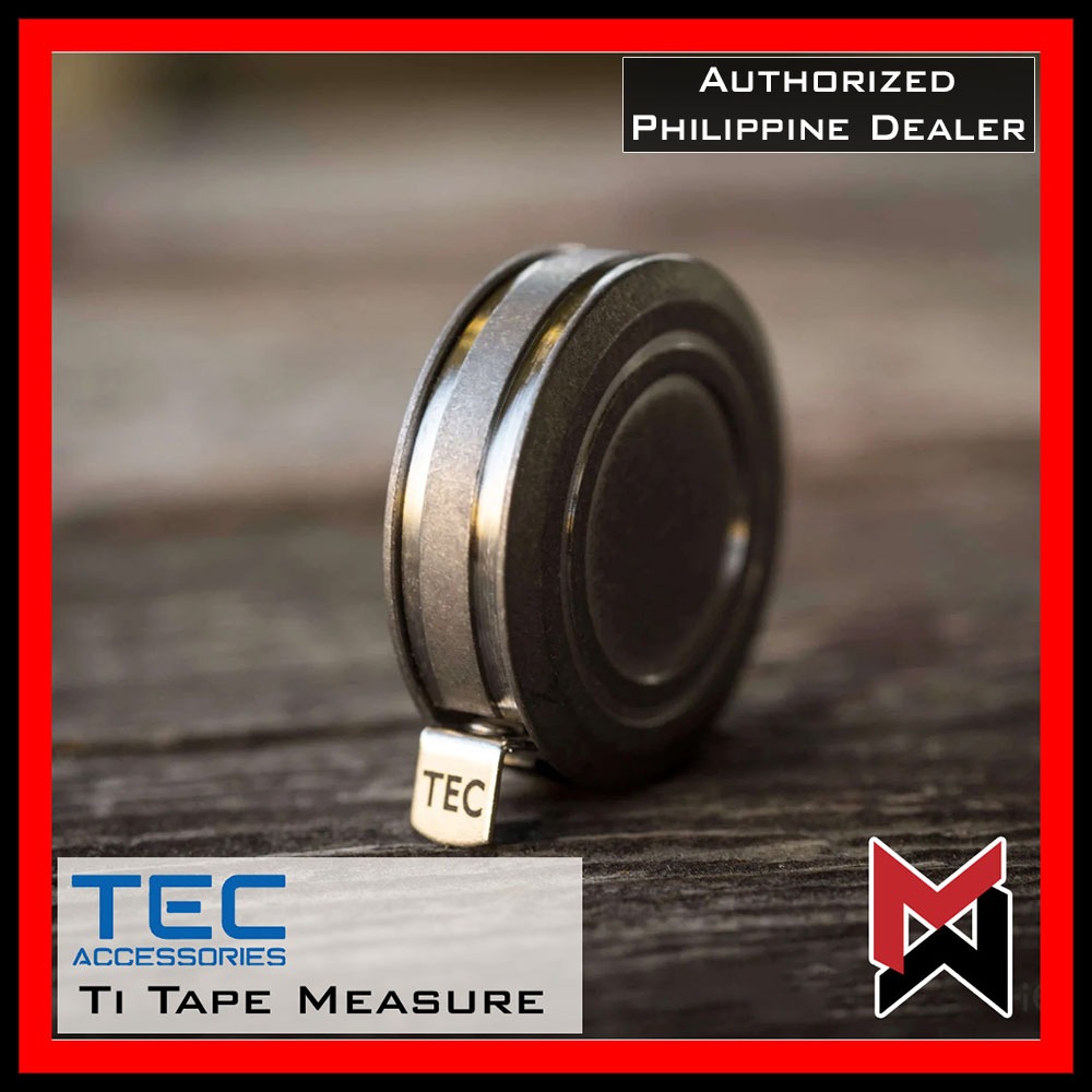 TEC - Ti Titanium Tape Measure - Stonewash - TEC Accessories | Shopee ...