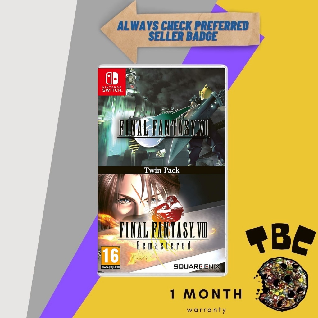 Switch FINAL FANTASY VII AND VIII REMASTERED TWIN PACK - Nintendo ...