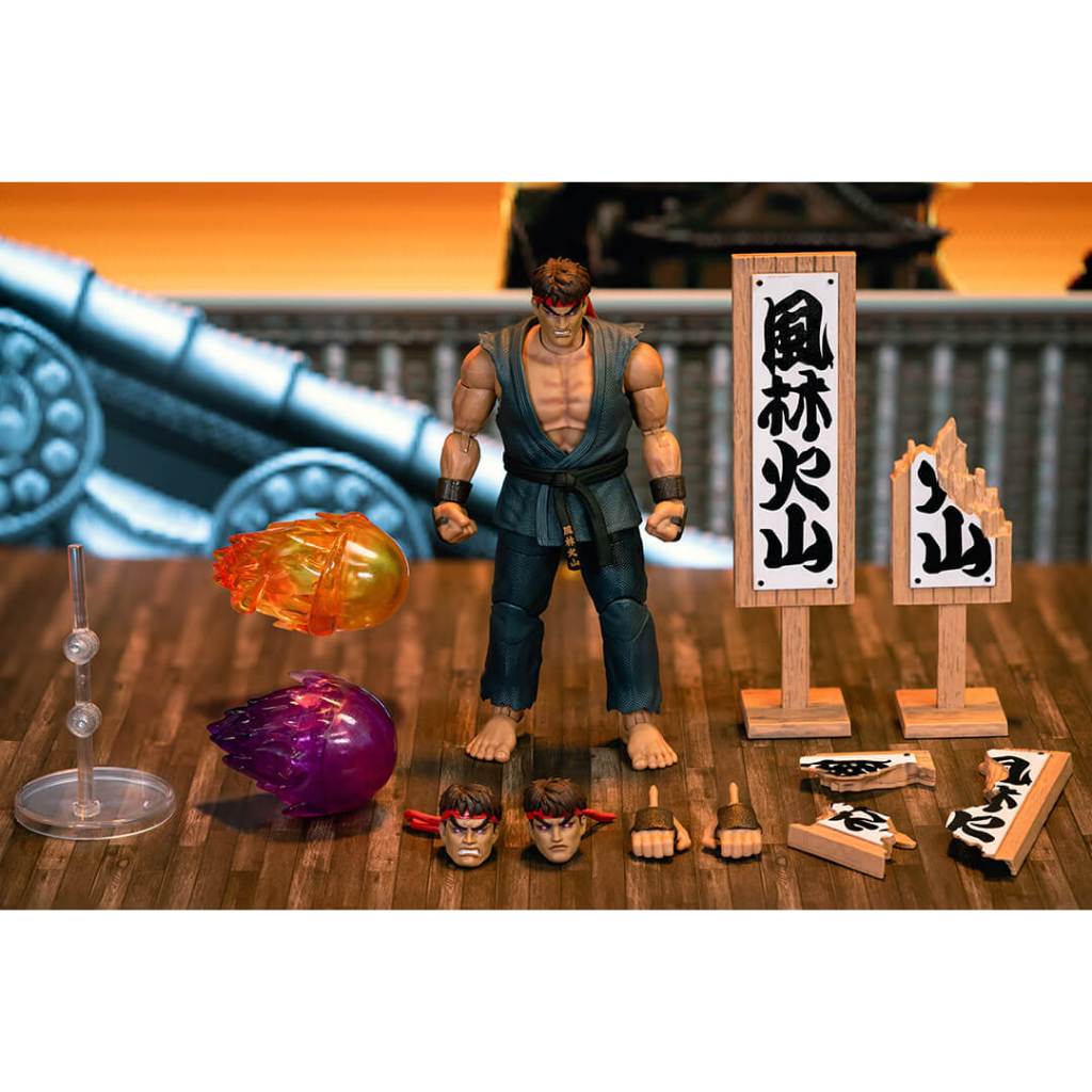 Jada Toys ULTRA STREET FIGHTER II EVIL RYU 1/12 SCALE ACTION FIGURE DELUXE SET (EXCLUSIVE ...