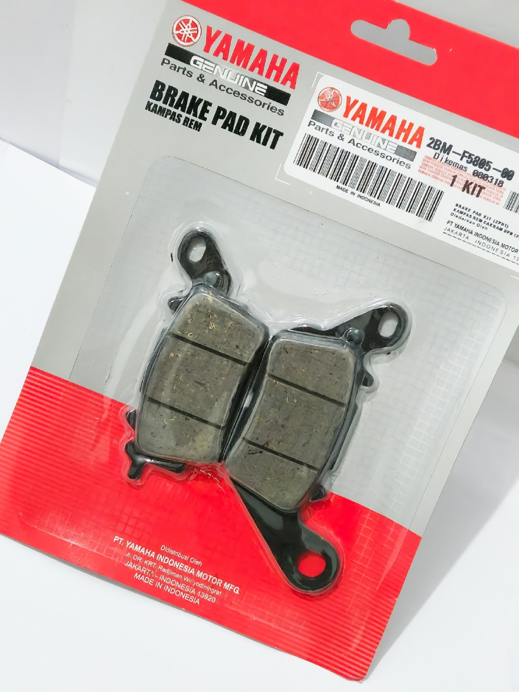 Yamaha Sniper 150/155 Motorcycle Brake Pads Set (Front and Rear ...