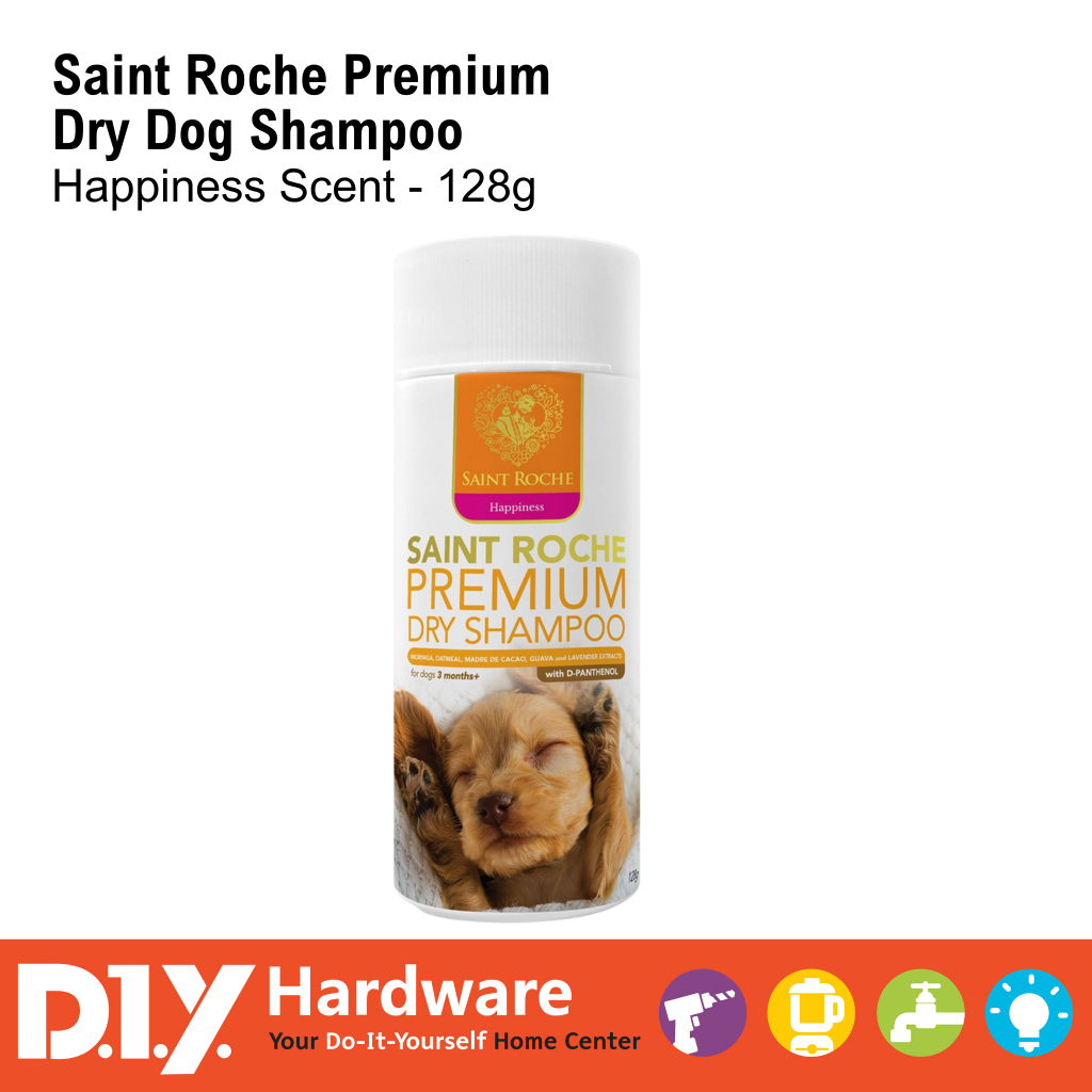 SAINT ROCHE Premium Happiness Scent Dry Dog Shampoo 128g | Shopee ...