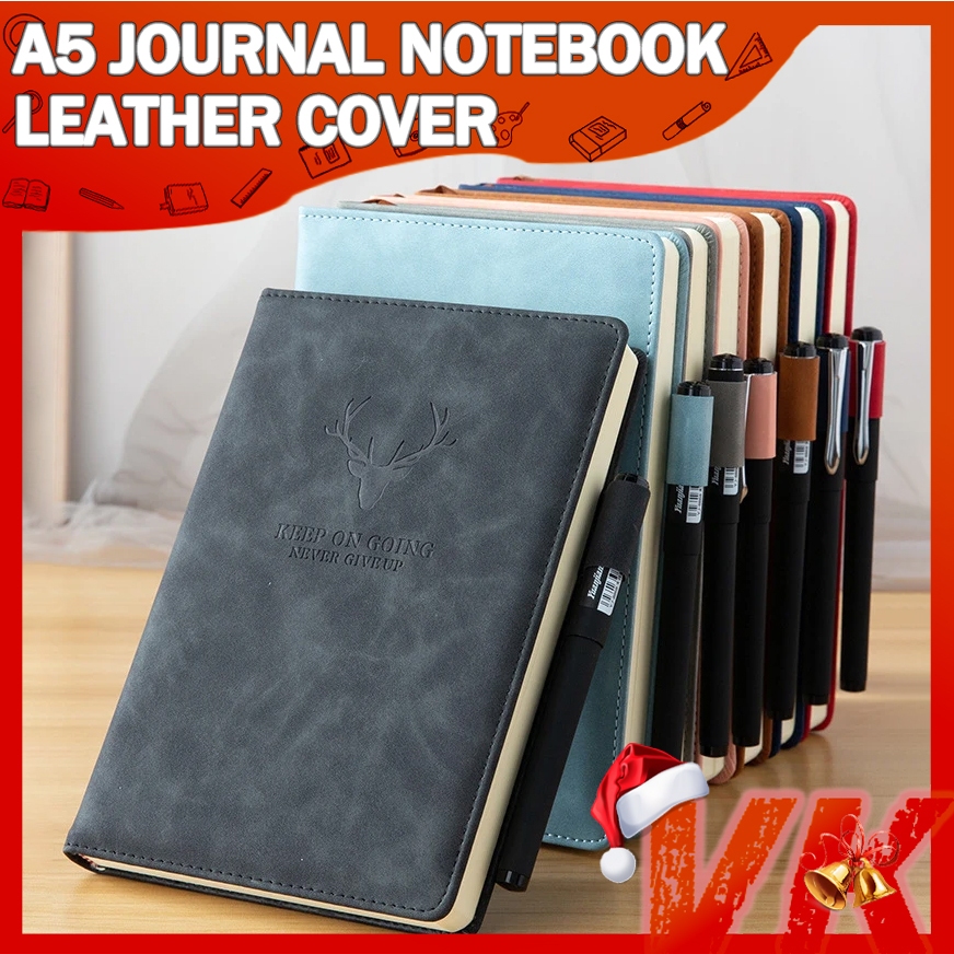 VK A5 High Quality Notebook PU Journal Notepad Thick Paper 360Pages ...
