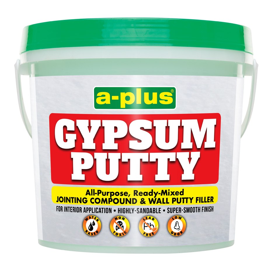 A-Plus Gypsum Putty Water Based 1L | Shopee Philippines