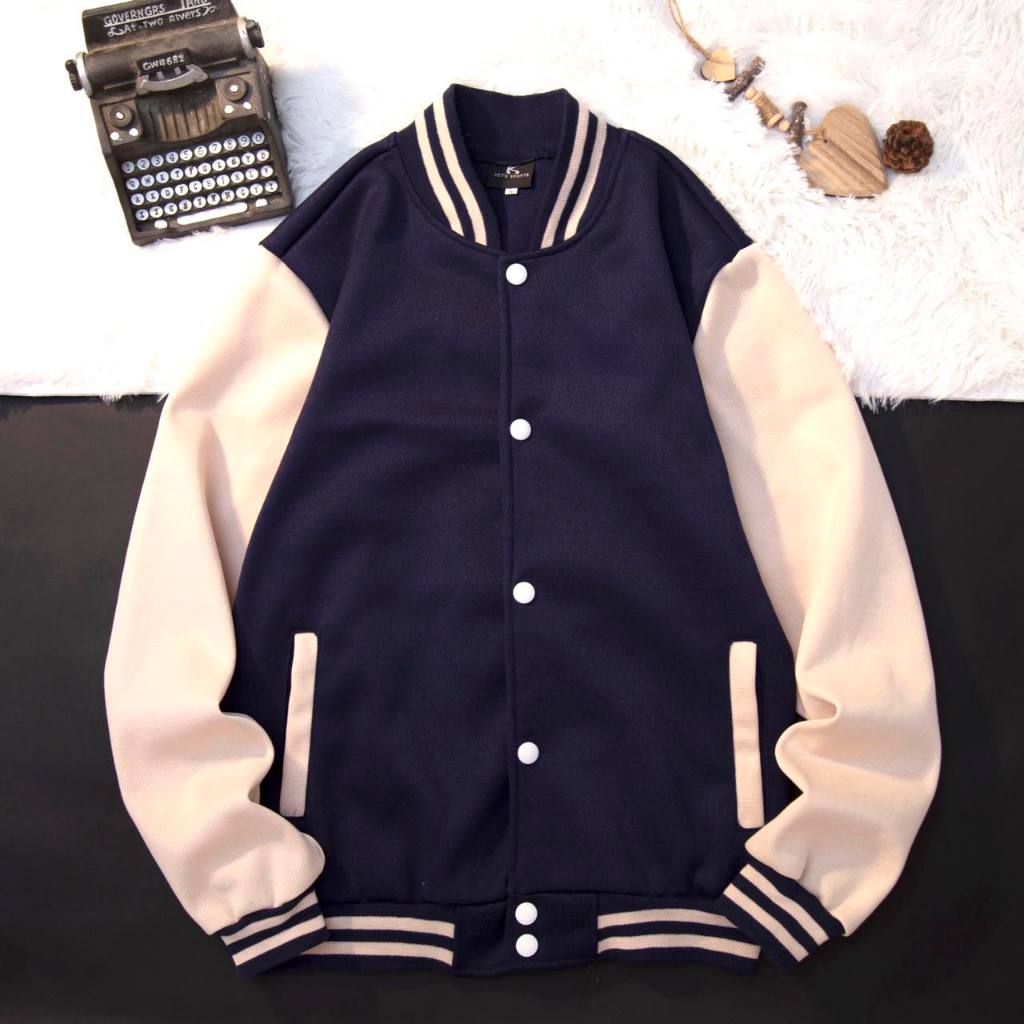 Varsity Bomber Baseball Jacket Bone Korean Jersey Jacket For Men ZWEPK ...