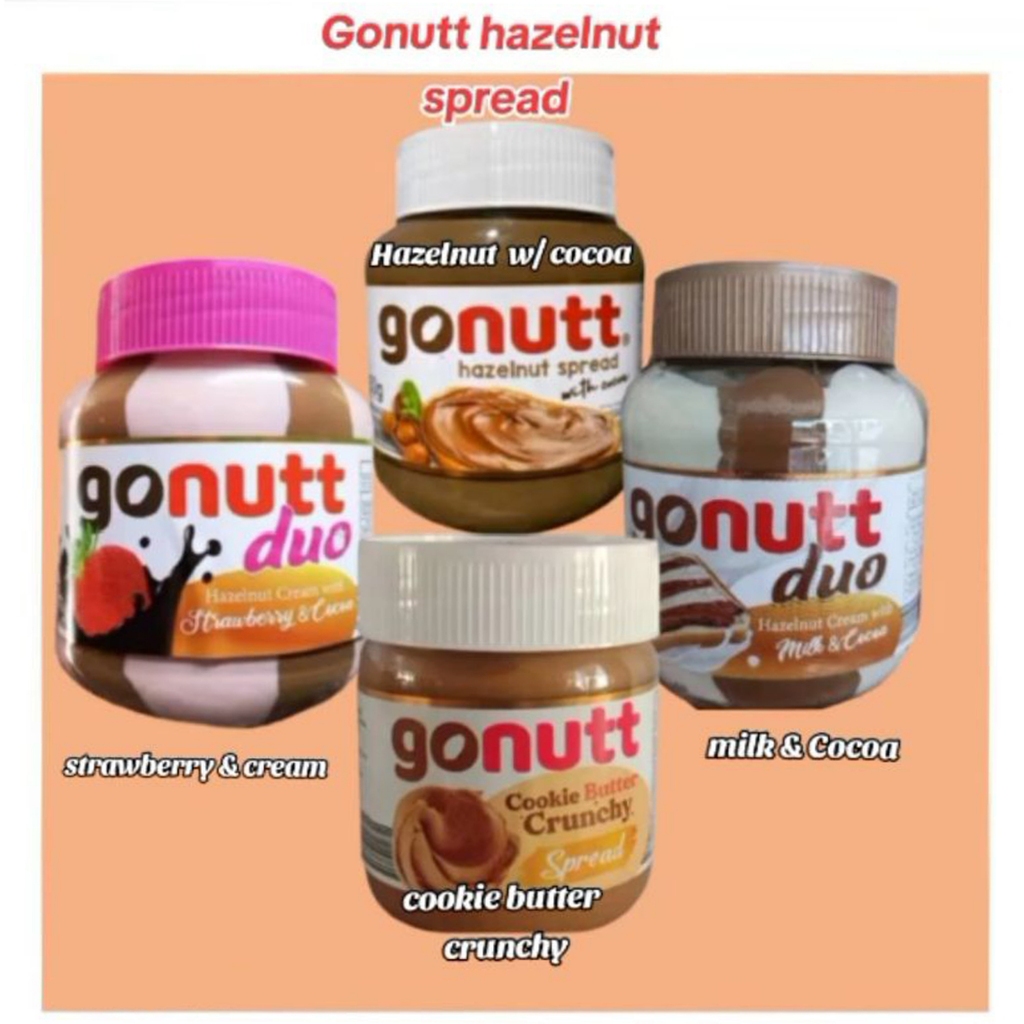KM 350g Gonutt Hazelnut Spread | Cookie Butter Crunchy | Milk & Cocoa ...