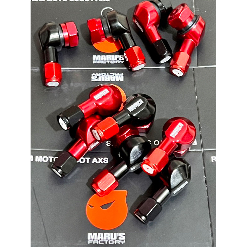 Marus Tire Valve (PITO) 2 pieces CNC motorcycle tire wheel valve ...