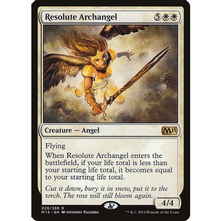 Resolute Archangel - Magic 2015 (M15) MTG | Shopee Philippines