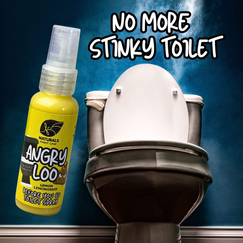 ANGRY LOO BEFORE YOU GO TOILET SPRAY 50ml | Shopee Philippines