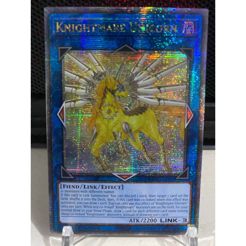 Knightmare Unicorn - RA01-EN043 - Quarter Century Secret Rare | Shopee ...