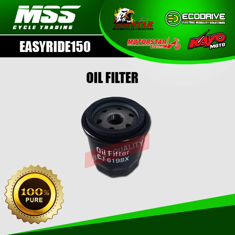 EASYRIDE150 OIL FILTER (CJ-6198X) | Shopee Philippines