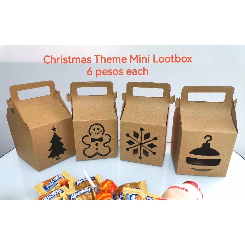 Christmas Theme Loot Box Paper Bag | Shopee Philippines