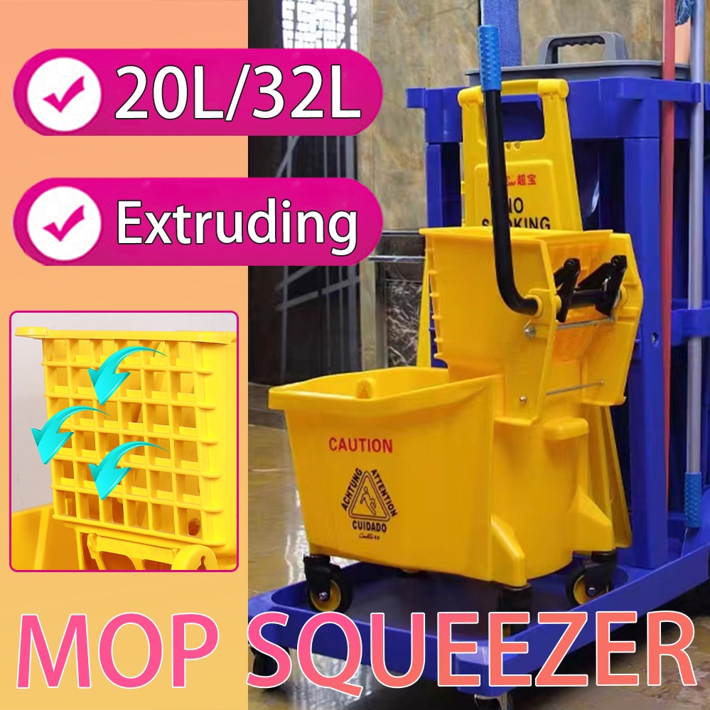 Heavy Cormercial Mop Squeezer Bucket Truck Squeeze Bucket Washing ...