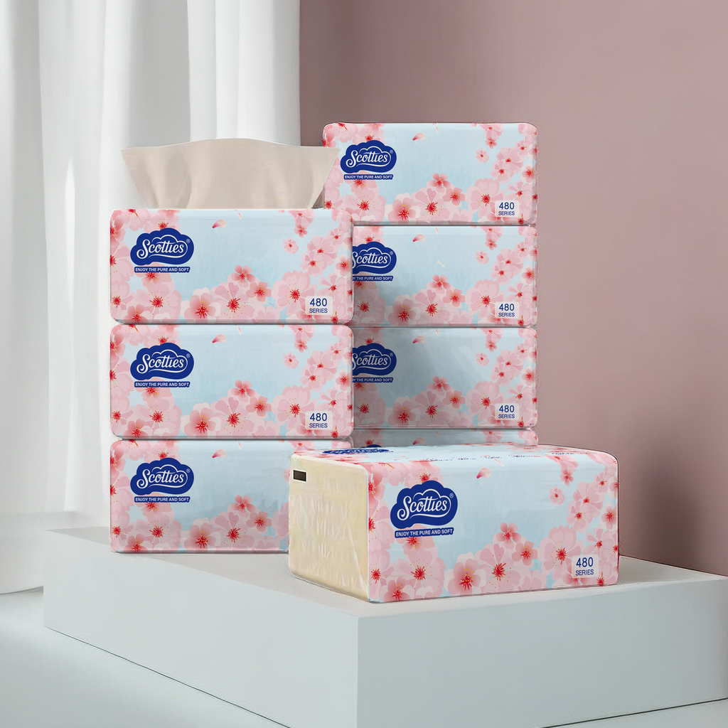 8pack Scotties Facial Tissue paper towel tissue paper 8Packs 420Sheets ...