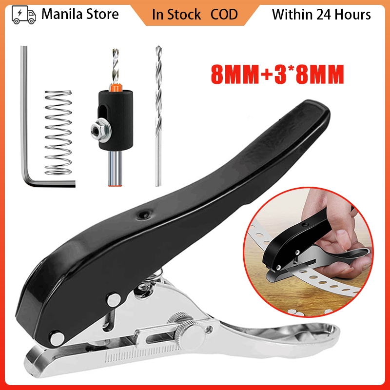 Heavy Duty Single Hole Puncher Woodworking Punch Plier Screw Cover Hole ...