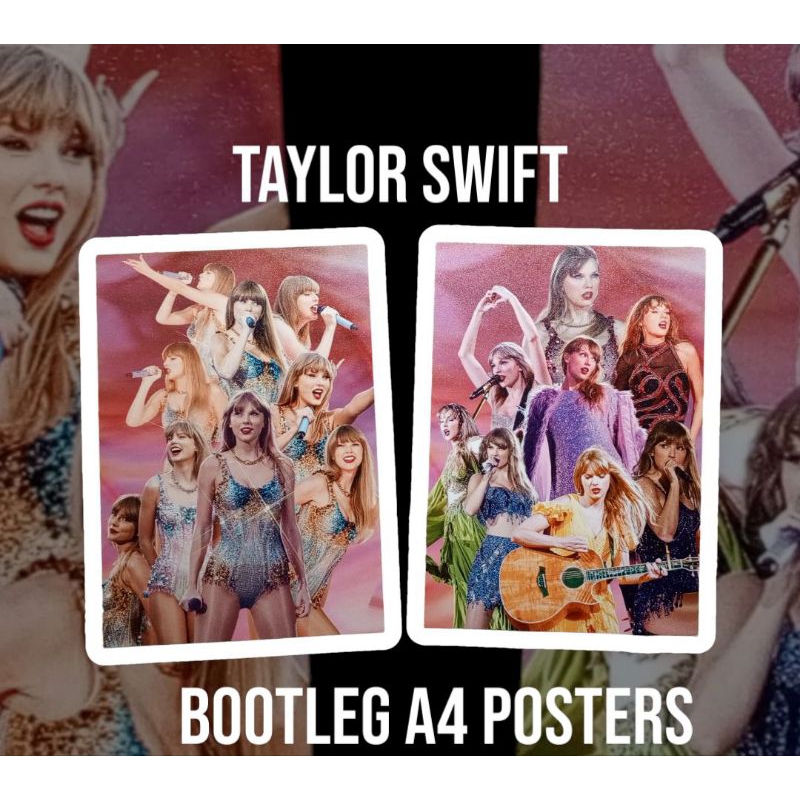 (RESTOCK) TAYLOR Swift A4 SIZE POSTERS (BOOTLEG INSPIRED) | Shopee ...