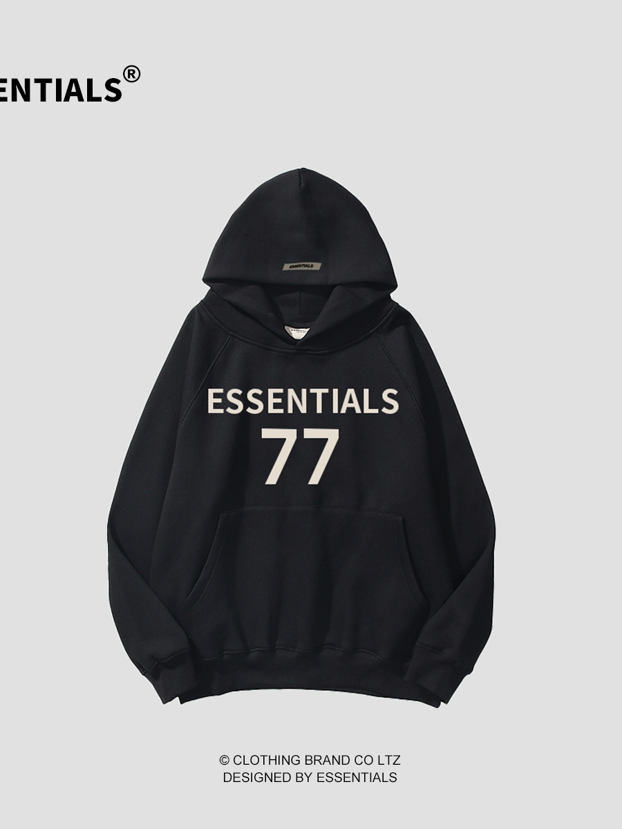 FEAR OF GOD Essentials FOG Hoodie Jacket UNISEX 380G cotton Printed ...