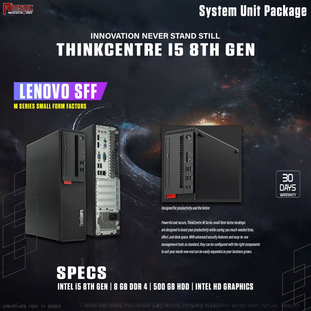 System unit i5 8th gen 8gb ram 500GB hdd | Shopee Philippines