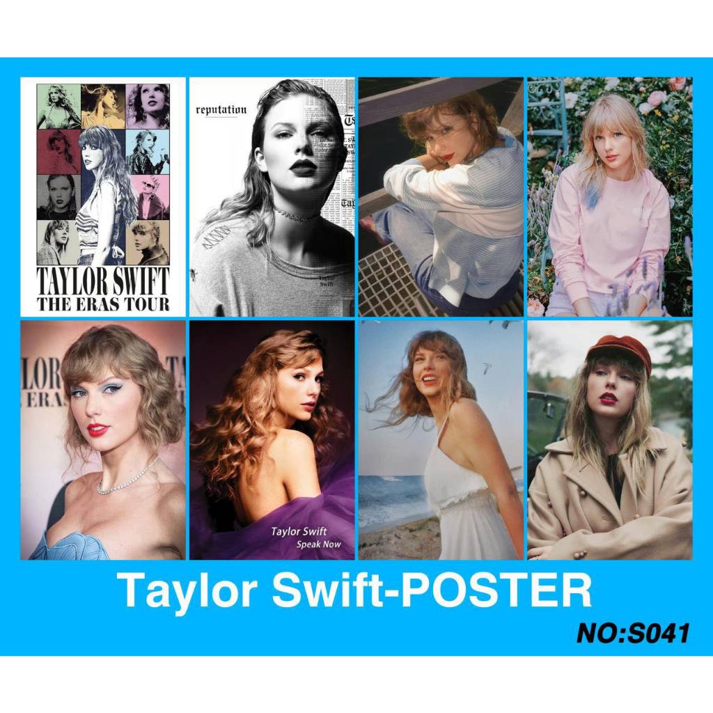 TAYLOR SWIFT 8 PIECES POSTERS A3 Size | Shopee Philippines