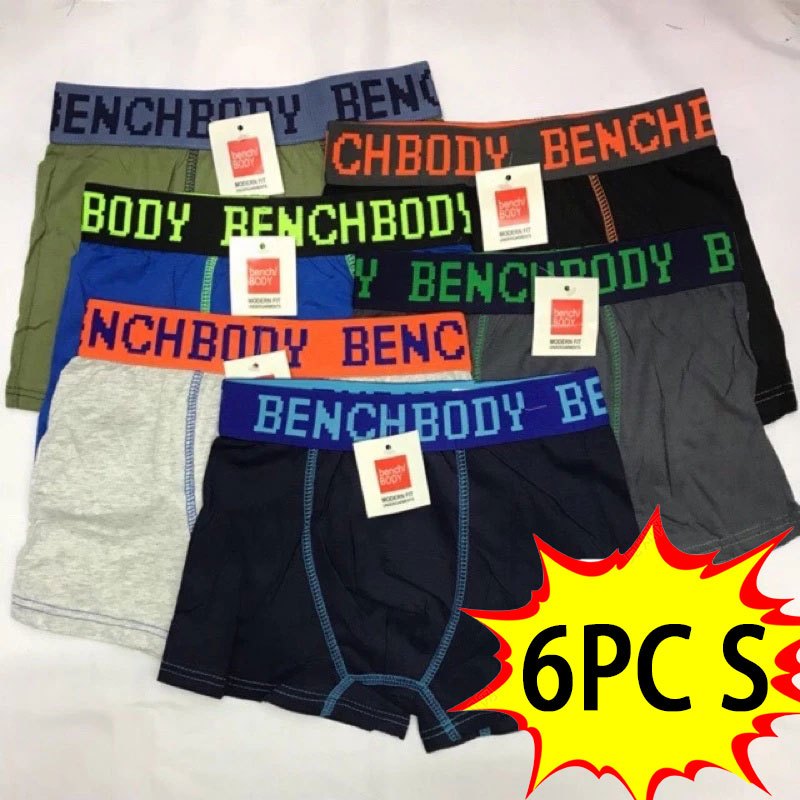 bench 6 piece men's briefs cotton stretch boxer briefs | Shopee Philippines