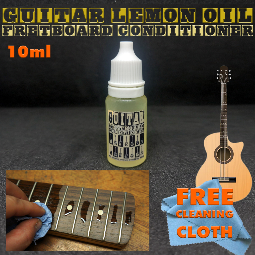 Lemon Oil for Guitar Fretboard (Conditioner for Fretboard and other ...
