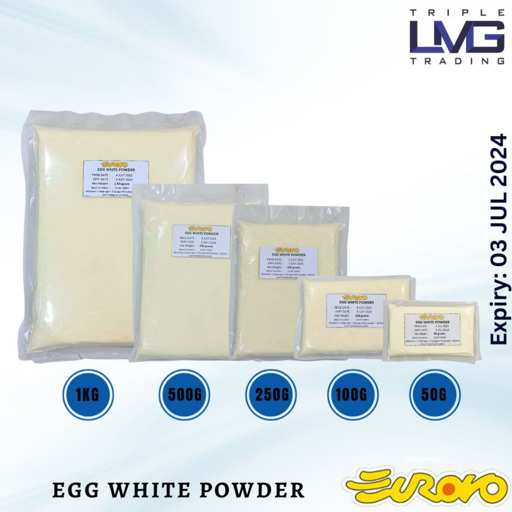 EUROVO EGG WHITE POWDER MADE IN ITALY | Shopee Philippines
