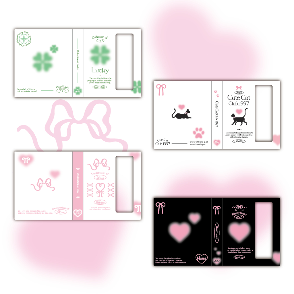 Y2K style photo album/star idol life four-frame storage album/cute ...