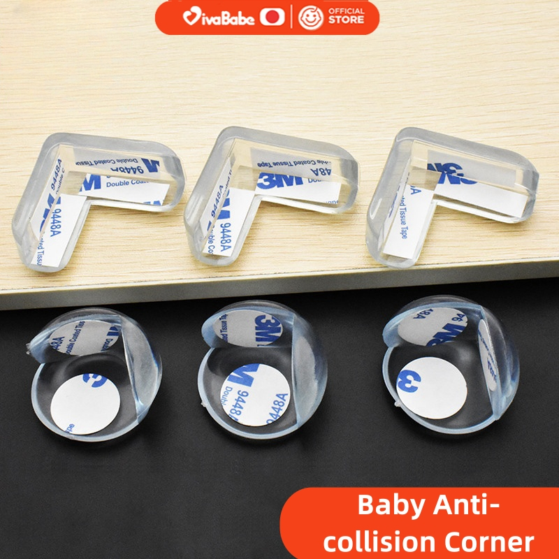 VivaBabe Baby Safety Table Corner Protector Transparent Anti-Collision ...