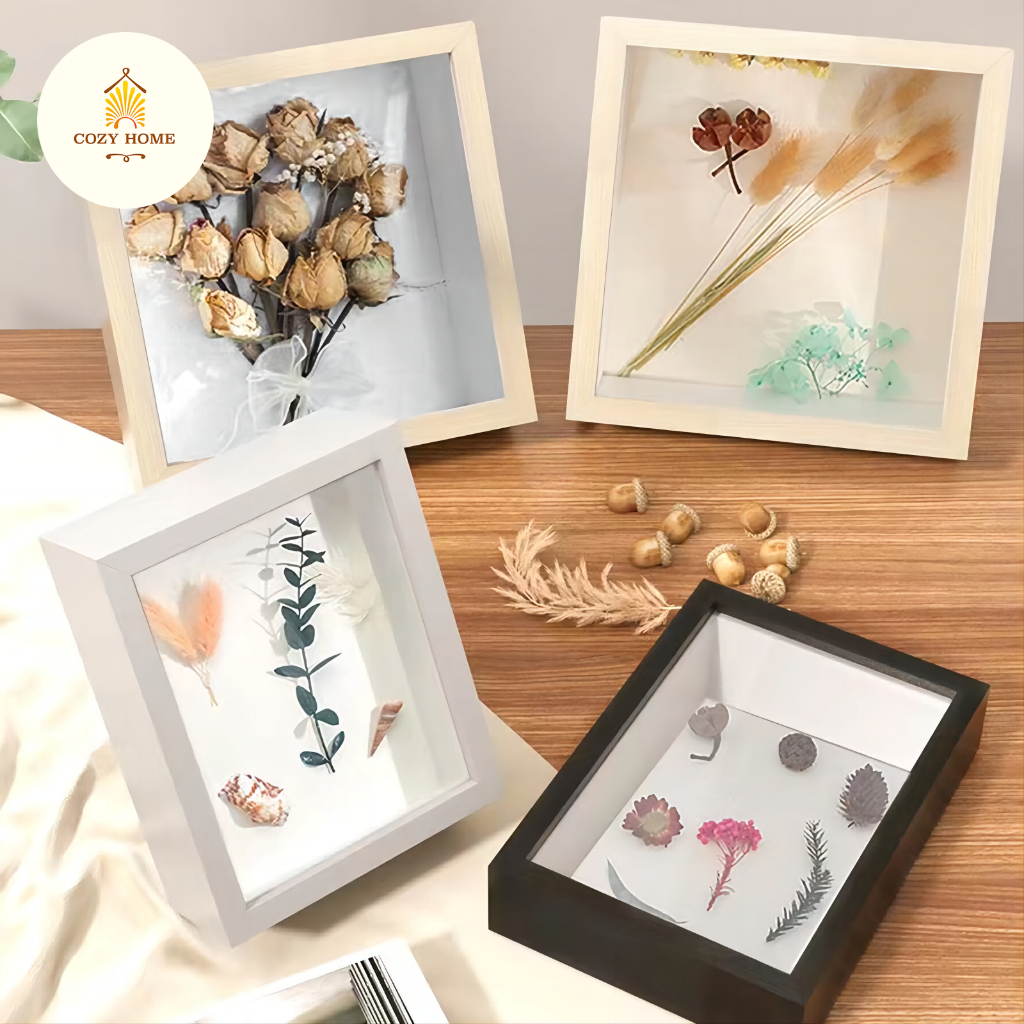 Photo Floating Frame Picture Frame Plant Dried Flower Collection ...