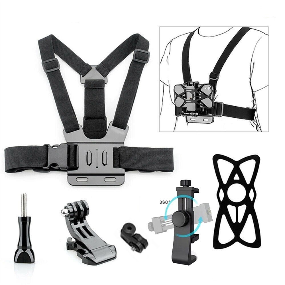 top-Mobile Phone Chest Strap Mount GoPro Chest Harness Holder for VLOG ...