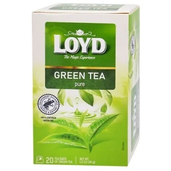 Loyd Green Tea Pure 20 Bags Made in Poland (34g) | Shopee Philippines