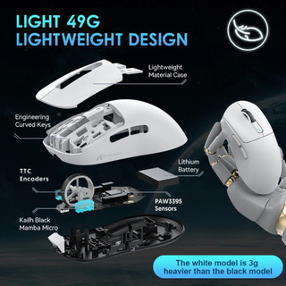 Attack Shark X3 Wireless Gaming Mouse PAW-3395 | Shopee Philippines